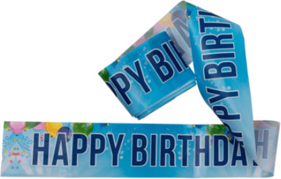 Happy Birthday lint (10 meter) | Tape - Verjaardag | bol