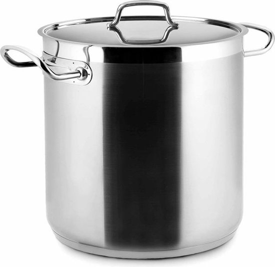 Lacor hoge kookpot met deksel 24cm 10.5l | bol