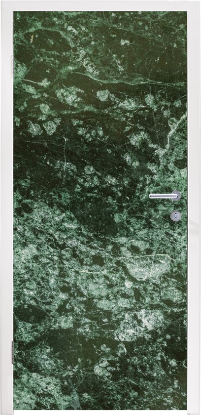 Deursticker IJs - Water - Groen - Structuur - 75x205 cm - Deurposter ...