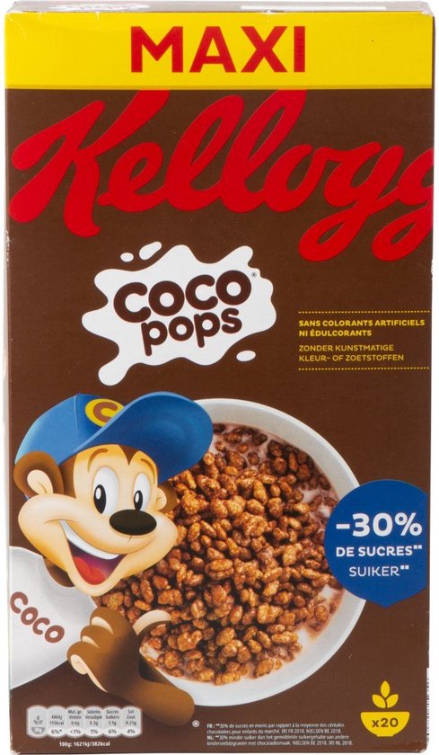 Kellogg's Coco Pops Maxi Doos 3 Stuks 600 Gram | bol.com