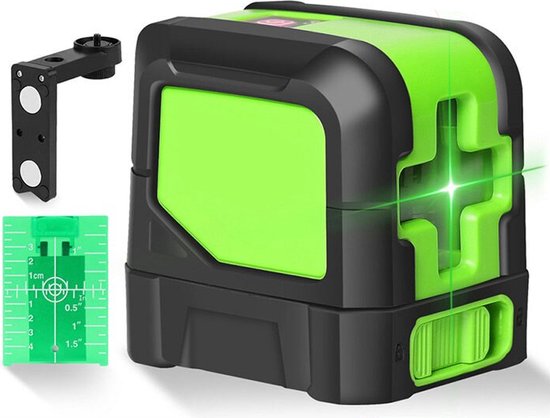 Laser Waterpas – Zelfnivellerend 2 lijnen laser – Rode laserlijnen ...