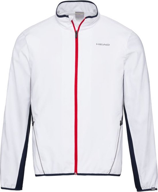 HEAD Club Jacket Heren Wit Blauw | bol.com