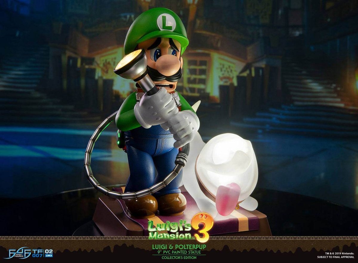 First 4 Figuur Luigi Statue Collector's Edition - Luigi's Mansion 3 ...