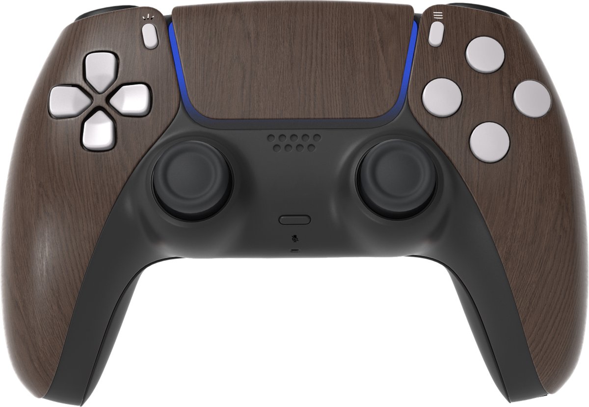 CS Draadloze Controller voor PS5 Wood/Hout Custom | bol.com