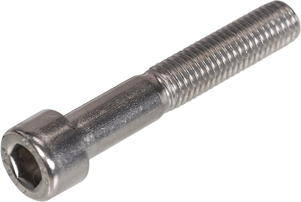 (6 STUKS) M8X120 INBUSBOUT RVS-A2-70 (AISI 304) DIN 912 (ISO 4762) | bol