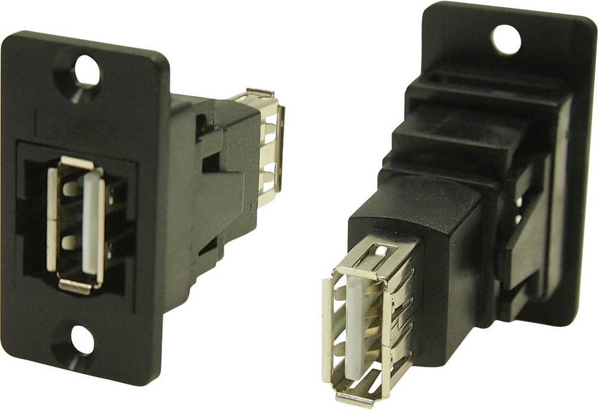 Adapter, Bus, inbouw USB-bus type A - USB-bus type A CP30608N Cliff 1 ...