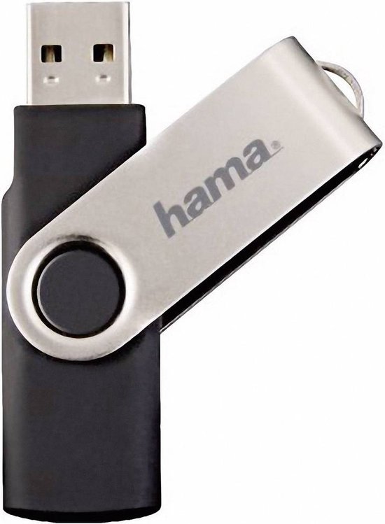 Hama Rotate USB-stick 64 GB Zwart 104302 USB-A 2.0 | bol