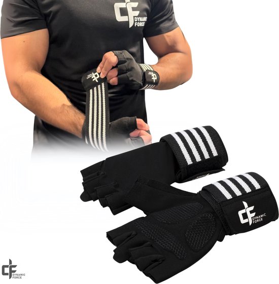 Dynamicforce Sport en Fitness Handschoenen met Wrist Wrap - Fitness ...