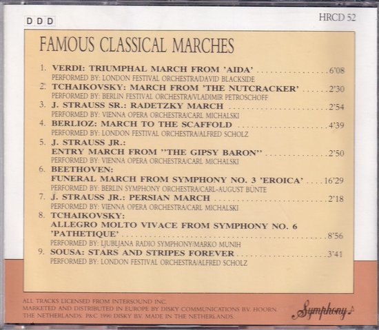 Collection of Classical Music 2 CD 4, Famous Classical Marches ...