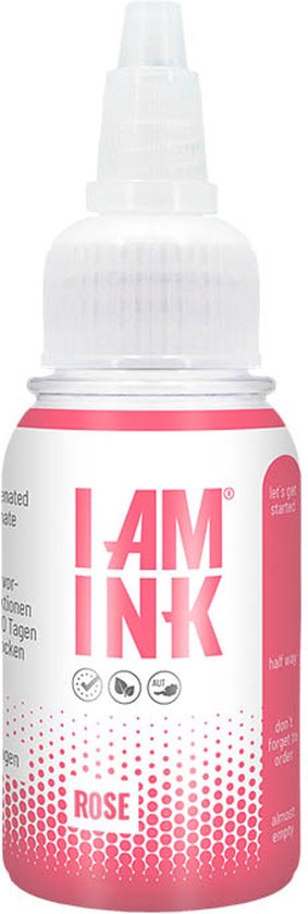 I AM INK - Rose 30ml | Premium Professionele Tattoo Inkt | Reach ...