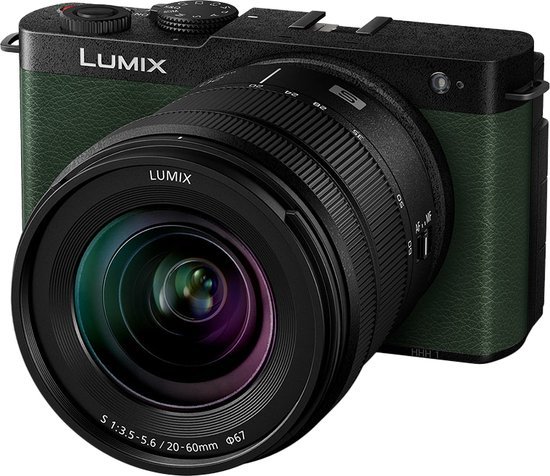Panasonic Lumix S9 - Systeemcamera - + 20-60mm f/3.5-5.6 Lens - Groen | bol