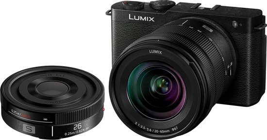 Panasonic Lumix S9 - Systeemcamera - + 20-60mm F3.5-5.6 Lens + 26mm f/8 ...