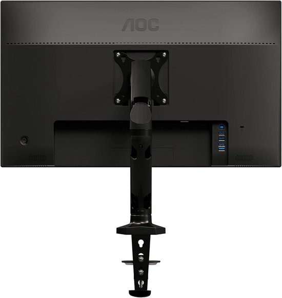 Monitor Arm voor display tot 27 inch - geschikt voor 9 kg - zwart | bol