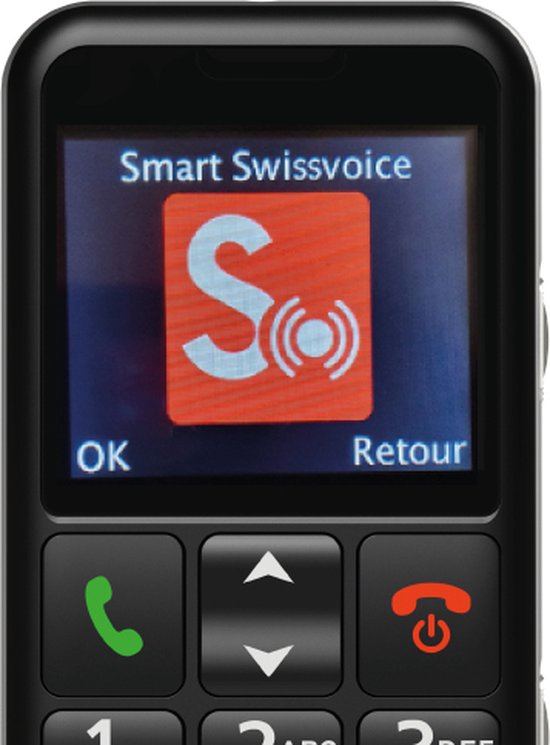 Swissvoice B24 Zwart - Senioren GSM - eenvoudige mobiele telefoon | bol