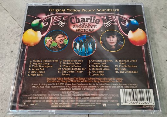 Charlie and the Chocolate Factory [Original Motion Picture Soundtrack ...