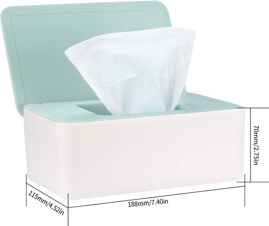 Opbergdoos voor natte doekjes, doos voor natte doekjes, doekjes ...