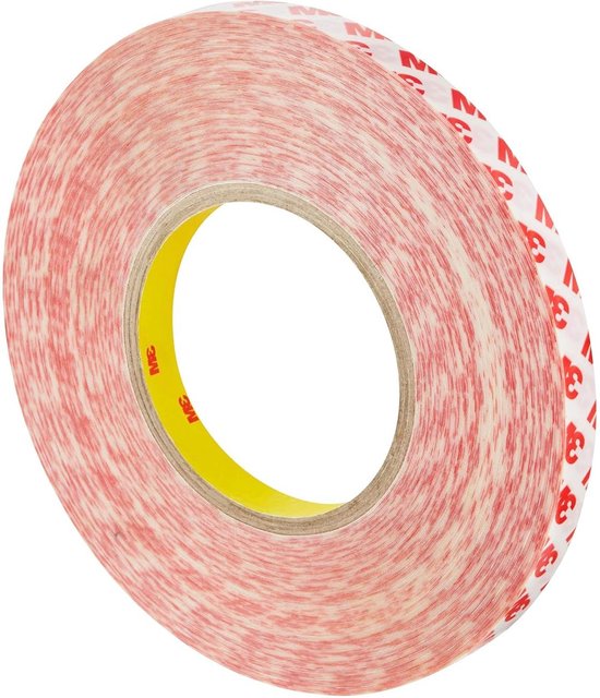 Dubbelzijdig plakband 12 mm x 50 m transparant 3M GPT-020 - hoge kwaliteit - handig... | bol