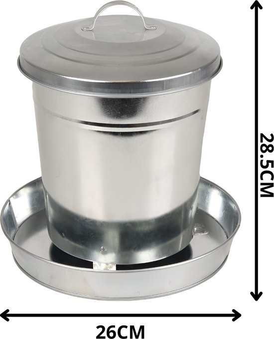 4 Liter - Voederbak Kippen - Trapbak - Feedomatic - Eetbak Kippen ...
