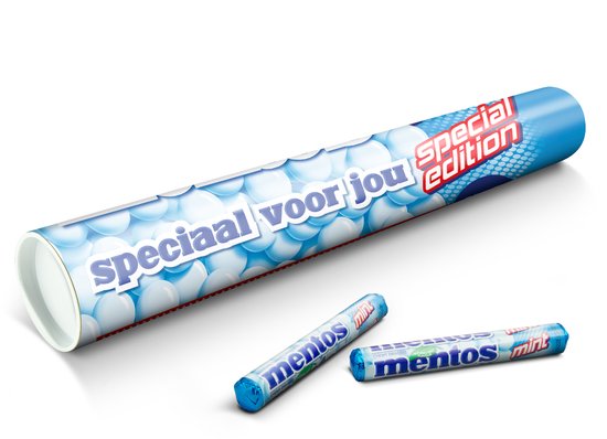 Mega Mentos Mint Tube - XXL Mentos Mint Giftroll "Speciaal voor jou ...