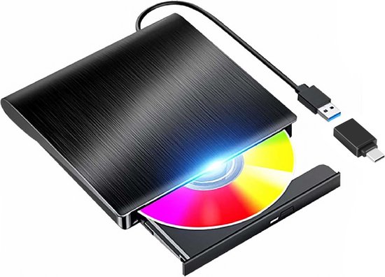 Ibley USB 3.0 DVD/CD Speler & Brander - Compact en Draagbaar - Plug ...