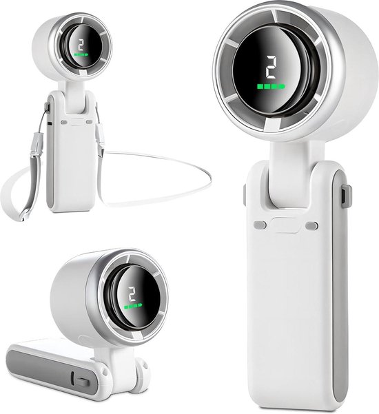3-IN-1 Mini-Ventilator Handventilator Turbo (12H Standby) - Draagbaar ...