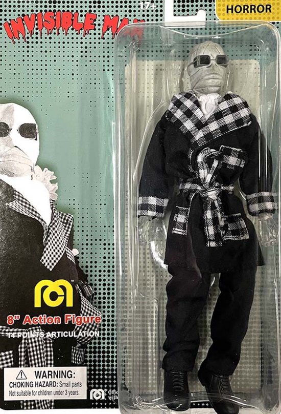 MEGO Universal Monsters Figure The Invisible Man 20 cm Action Figuur | bol