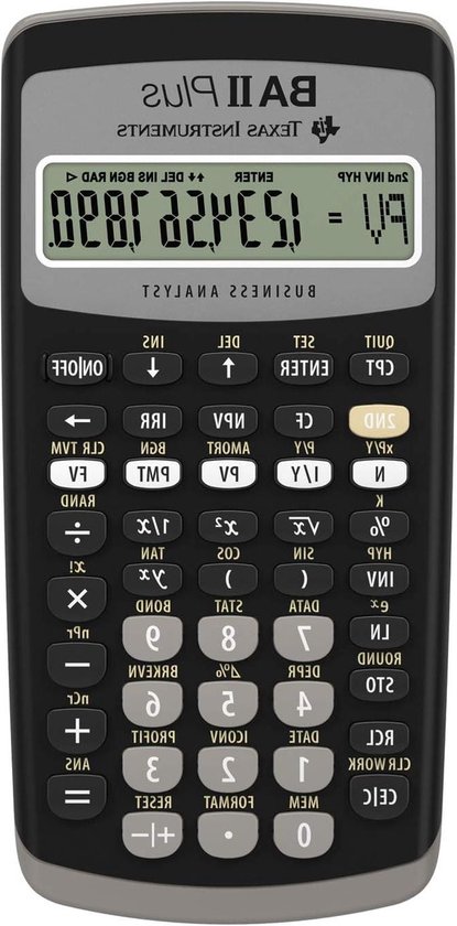 BA-II Plus Financiële Rekenmachine - Texas Instruments - Online kopen | bol