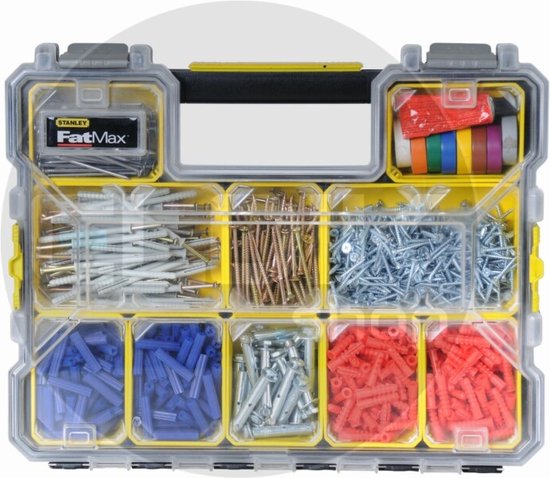 STANLEY FATMAX Pro Organizer - 10 uitneembare bakjes - Stapelbaar - 1 ...