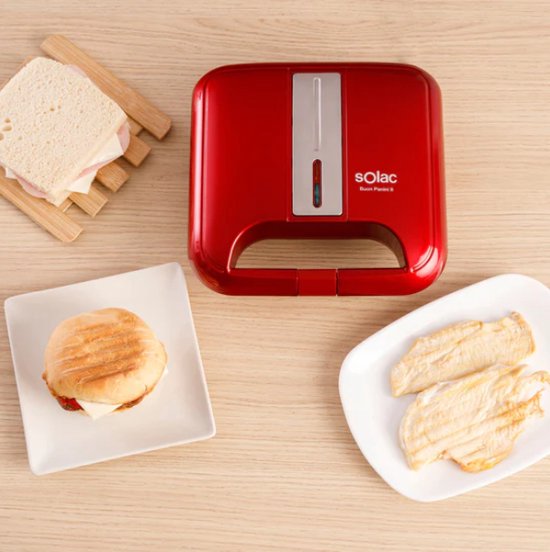 Tosti apparaat Solac SD5058 Rood 750 W | bol