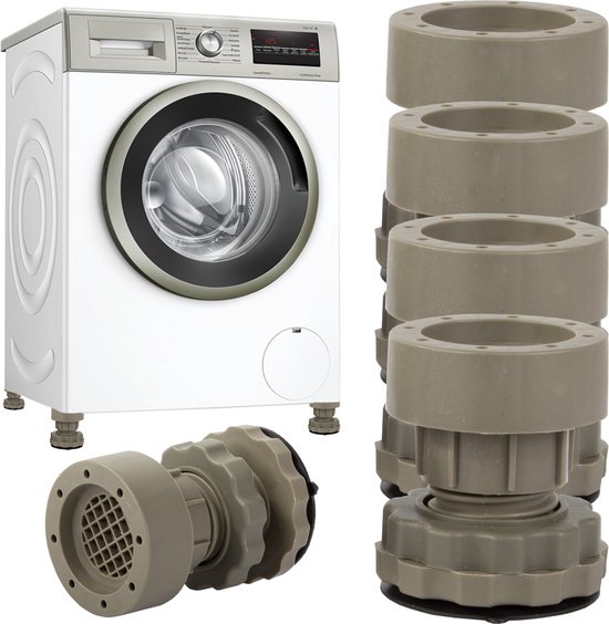 Trillingsdempers Zwart Wasmachine - Wasmachine Verhoger - Rubber ...