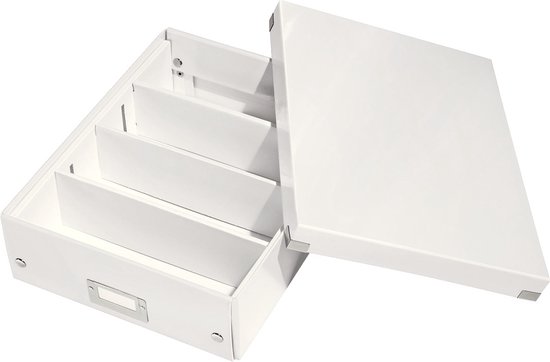 Leitz Wow Click & Store Middelgrote Opbergdoos - 85% Gerecycled Karton ...