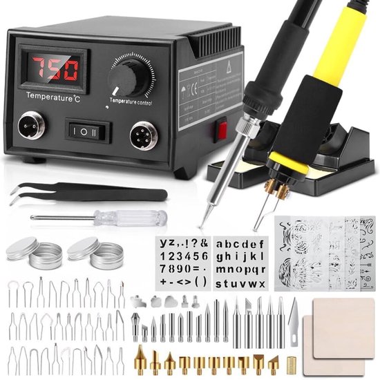 Houtbrander - Houtbrander Set - Pyrografie - Pyrografie houtbrander - Houtbrander Set... | bol