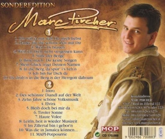 Sonderedition, Marc Pircher | Muziek | bol