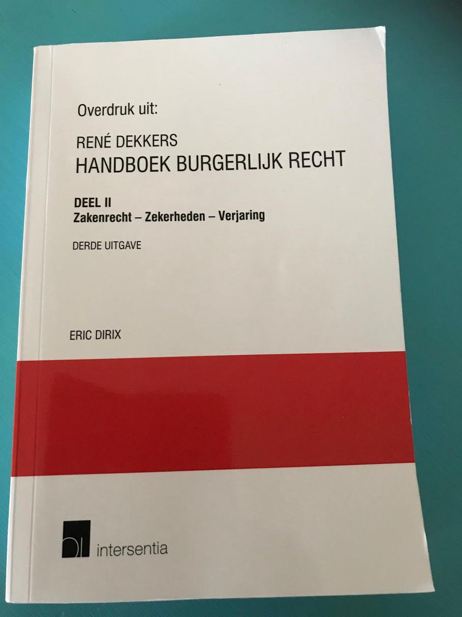 Handboek Burgerlijk Recht - deel II (overdruk POD) | 9789400005532 ...