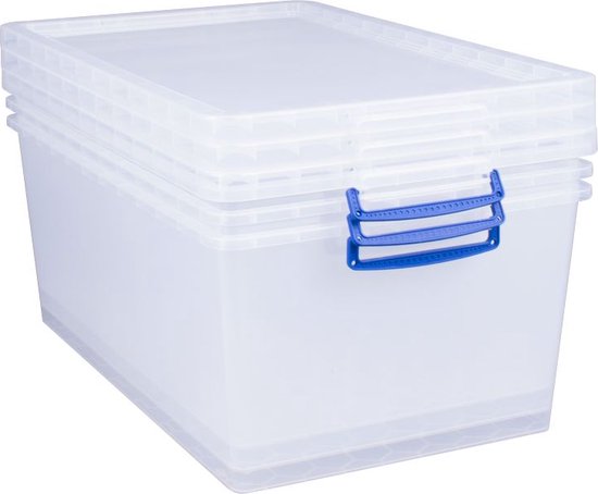Really Useful Boxes opbergboxen, van 10,5 liter tot 62 liter, 3 of 5 stuks | bol
