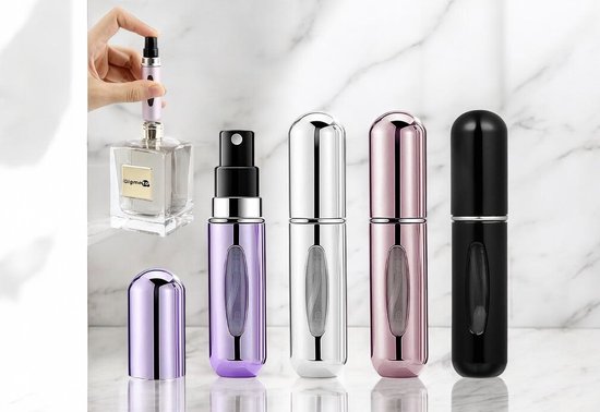 Parfumverstuivers, 5 ml, navulbaar, leeg, reisparfumverstuiver, mini ...