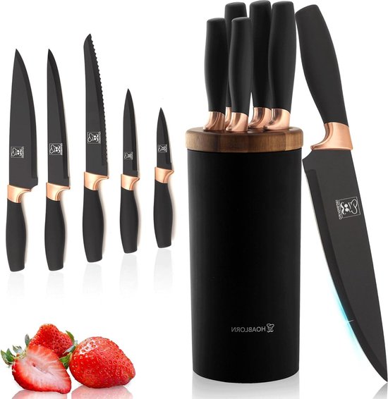 Universeel Rond Messenblok - Verwijderbare Messenhouder - Gemakkelijk ...