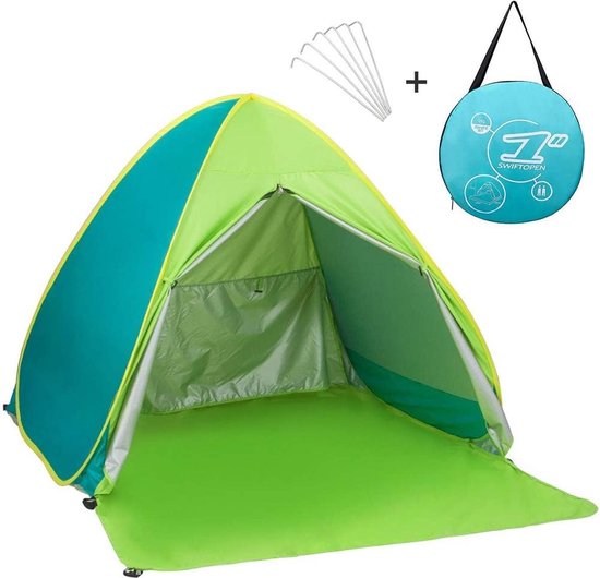 Nieuwe draagbare pop-up strandtent met ritssluiting, outdoor, anti-UV ...