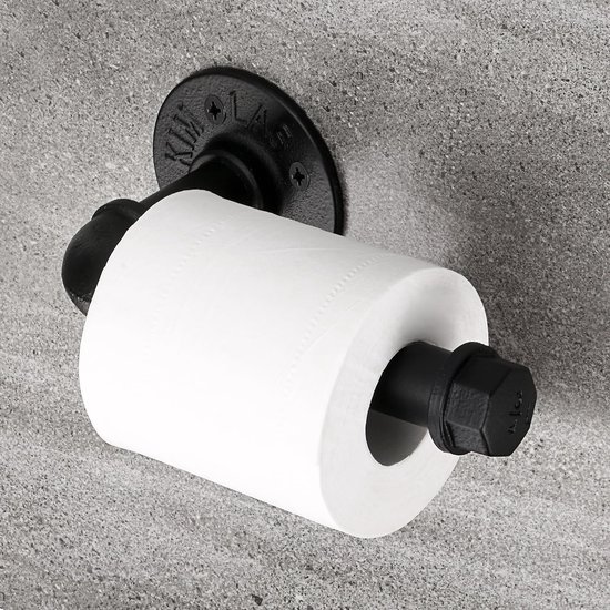 Retro toiletpapierhouder, slang, gemaakt van roestvrij staal, 4 ...