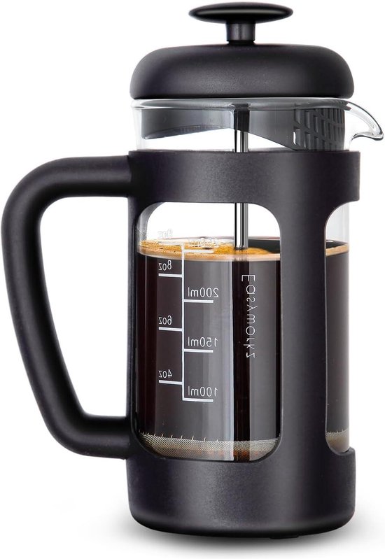 350ml Franse pers Koffie Thee Maker - Hittebestendig borosilicaat Glas ...