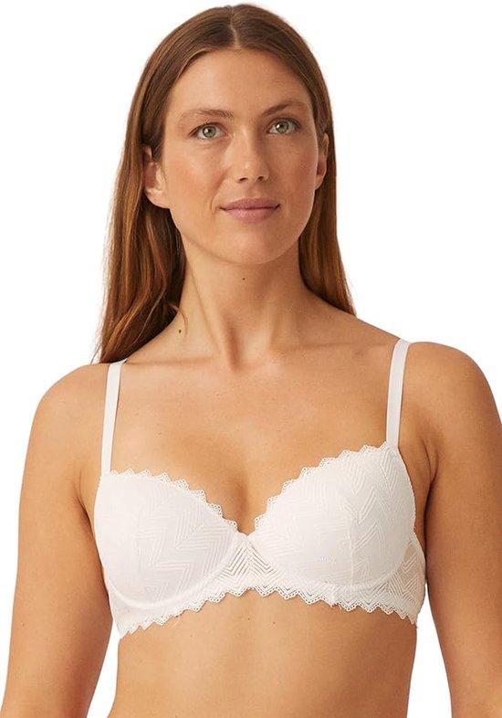 Naturana licht padded beugel BH maat 75B wit | bol