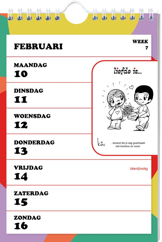 Liefde is... weekkalender - 2025 | bol