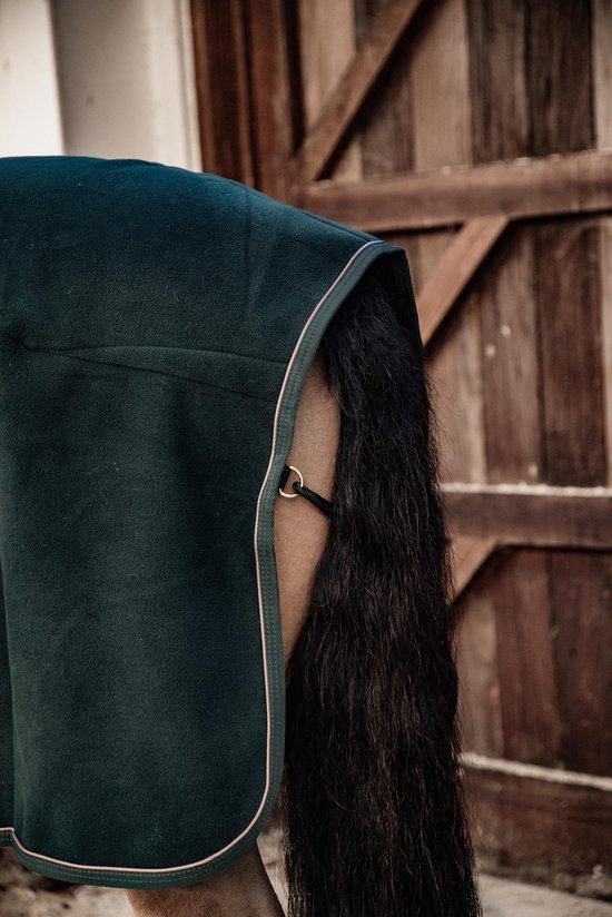 Zweetdeken show fleece 'heavy' dennen groen 125-5'9 | bol