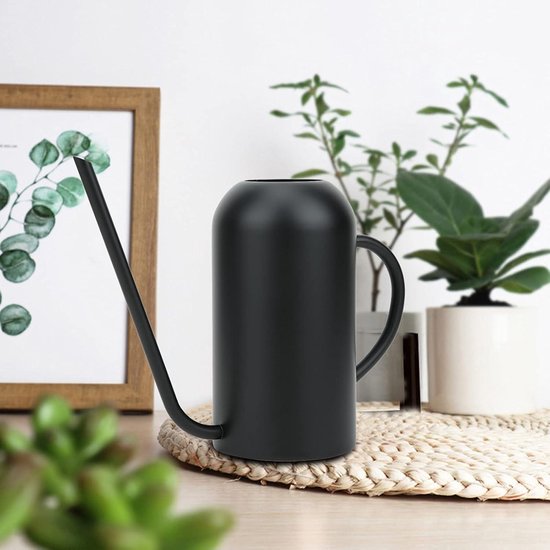 Grote Zwarte Roestvrijstalen Tuit Gieter Pot - 50oz 1.5L voor Binnen en ...