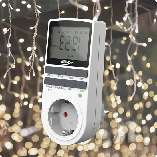 21-inch LCD-display digitale timer met 10 schakeltijden per dag AES4 ...