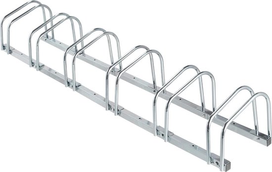 Fietsenrek voor 6 fietsen - E-bike MTB - Metaal - Garage - Schuur ...