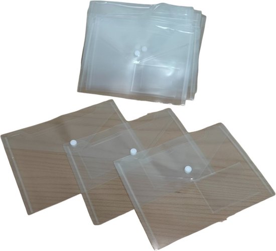 Belle Vous A5 Doorzichtig Plastic Mappen (24 Pak) – Poly File Mappen ...