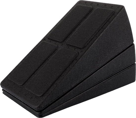 Set of 3 Slant Stretch Board Calf Stretchers - Non-Slip Knees Wedges ...