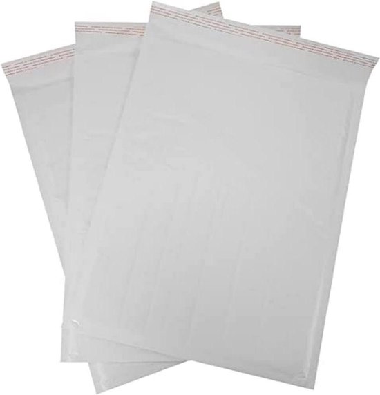 260 x 345 mm Bubble gewatteerde envelop - wit - 100 stuks | bol