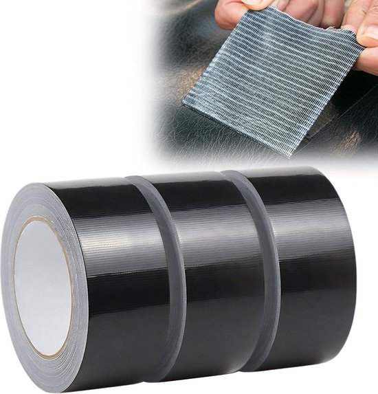 Extra Strong Waterproof Armored Tape - Black - 3 Rolls 40m x 48mm ...